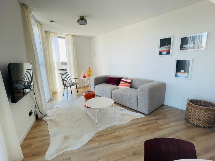 Modern 1-slaapkamer Appartement | Gym & Balkon - Rotterdam