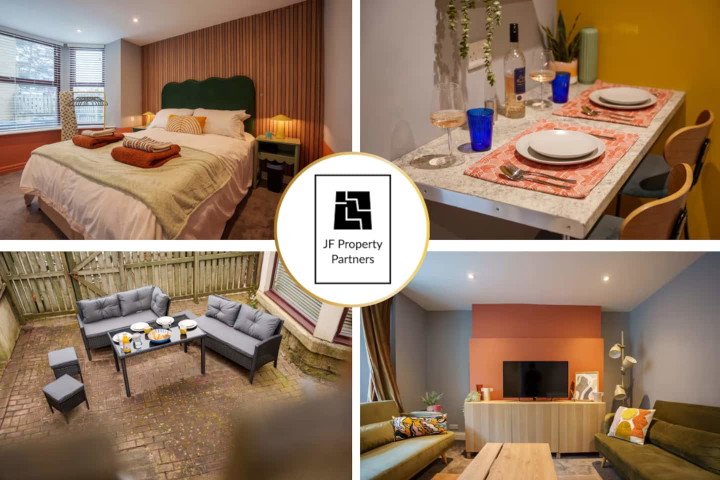 Central Harrogate 2 Bed Apartment With Patio - Knaresborough