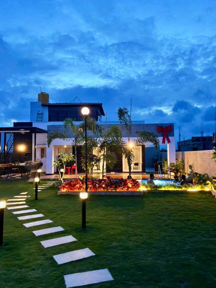 1hr From Hsr Outdoor Cinema, Pool, Bbq, Pet, Party - Hosur