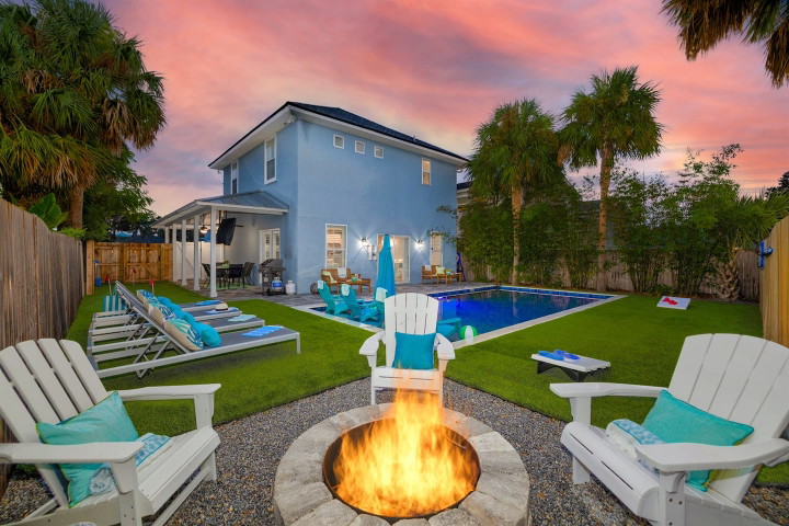 Family Beach Escape With Heated Pool & Games - Jacksonville Beach, FL