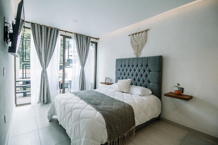 As An Apartment With A Balcony In Metepec - Toluca