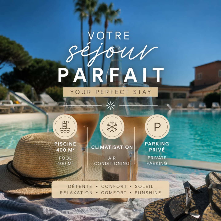 Studio With A Pool For 2/4 People, Wi-fi, Air Conditioning, Parking - Saint-Raphaël