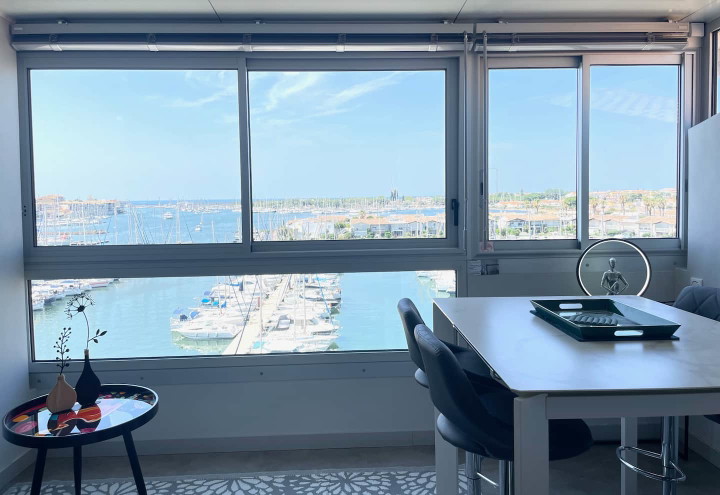 T2 Piscine - Superbe Vue Sur Le Port Et La Mer - Garage - Agde