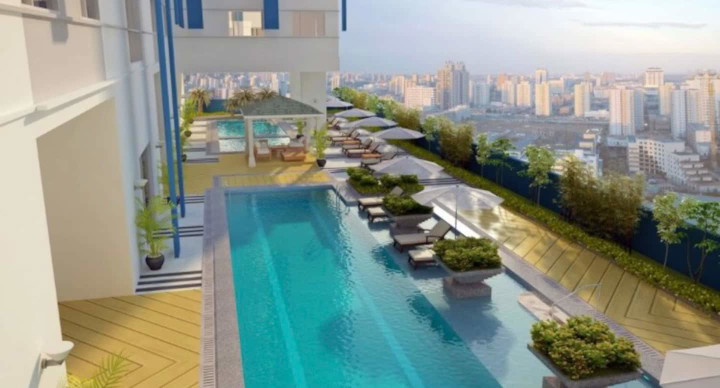 Fully Furnish Condo In Lrt Gilmore. 35th Floor, - Quezon City