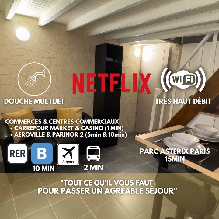 Maison Studio Mezzanine Cdg (10 Min) - Roissy-en-France