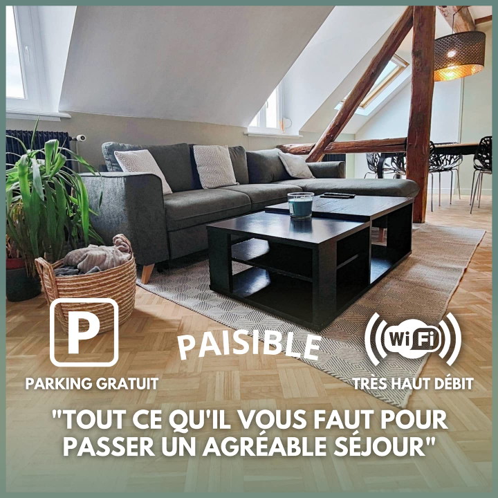 Le Baroque | Duplex | Paisible | Parking - Illzach