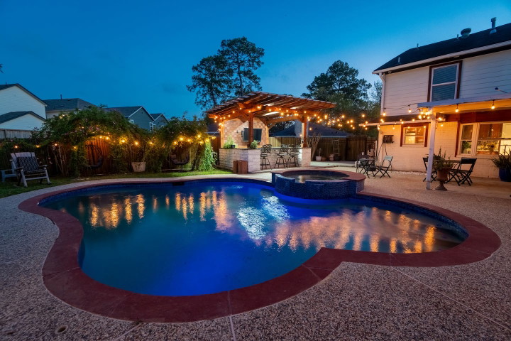 Grand Domaine Avec Piscine/spa De Complexe Hôtelier Et Salle De Jeux, Par Iah - Aéroport George-Bush de Houston (IAH)