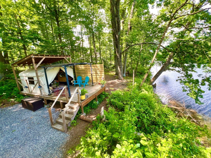 Waterfront Camping With Electric, Water And Kayaks - Hudson Valley, NY