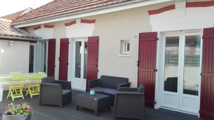 Aiguillon Marina District: Casa Edificio Restaurado / 6 Pers - Arcachón