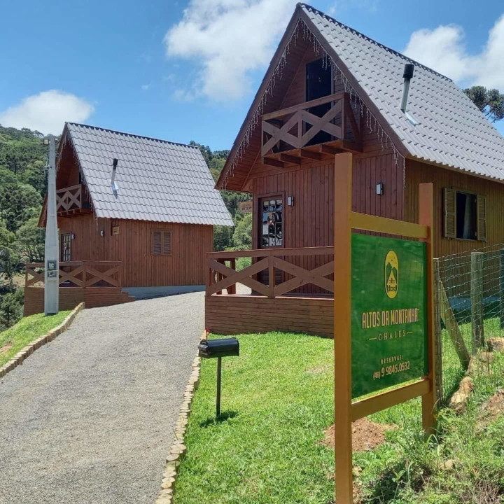 Chalés Altos Da Montanha - Chalé Mont Blanc - Bom Jardim da Serra