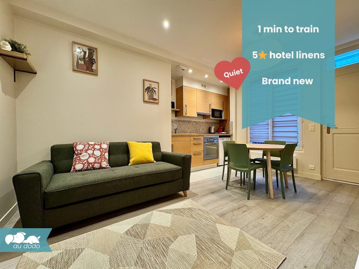 Renovated 2-room Apartment Sleeps 4 1 Min From Rer A 20 Min From Paris - Maisons-Laffitte