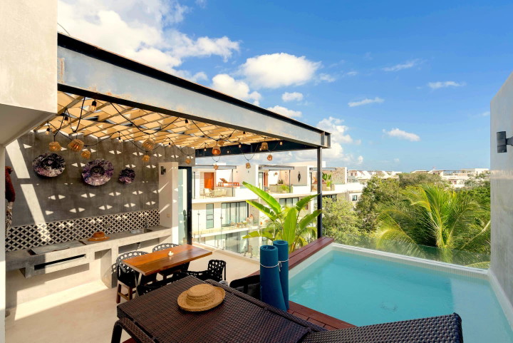 Private Pool Studio Penthouse | 360º Pool & Gym - Tulum