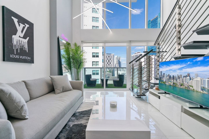 Modern Luxury Loft With Water And City Views - South Beach, FL