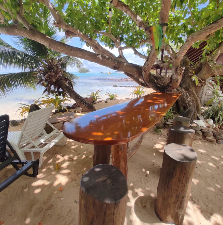 Bungalow Tikimoz Ens +Maison Bord De Mer/kayaks/bbq - Polynésie française