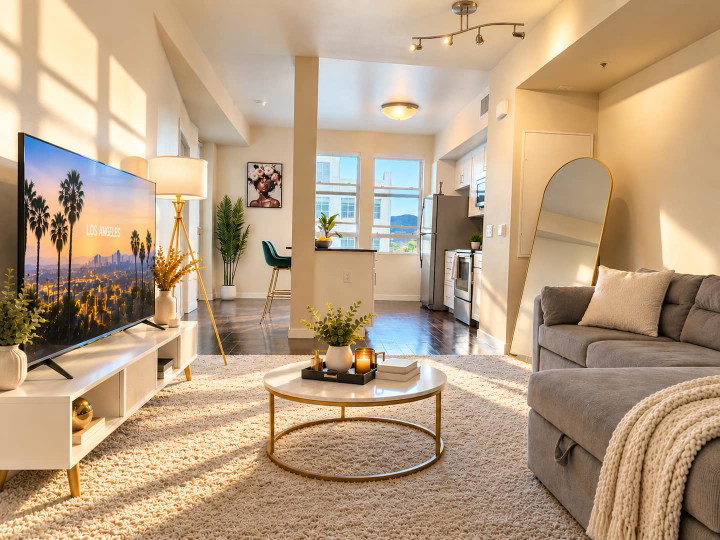 1 Chambre Près De Beverly Hills | Vues + Piscine + Parking - Hollywood, CA