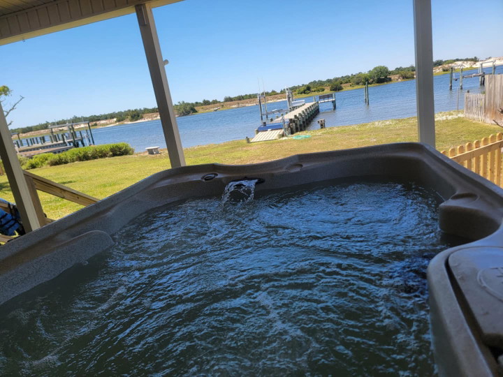 Waterfront With Private Dock, Hot Tub, & Swim Mat - Cedar Point, NC