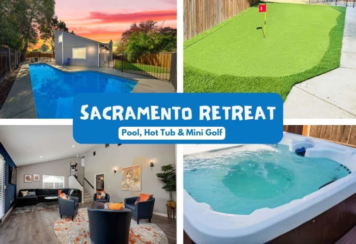 Sacramento Retreat W/ Pool, Tub, & Backyard Golf O - Crocker Art Museum