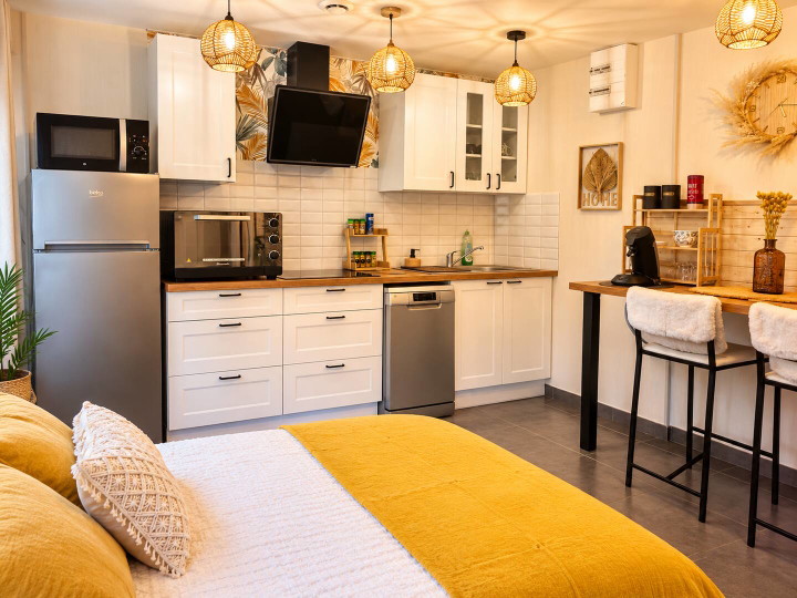 ÉLégant Studio Climatisé Ambiance Exotique - Céret