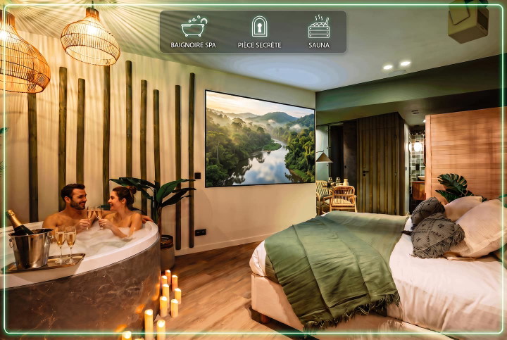 Bali Suite | Jacuzzi, Sauna & Secret Room - Kehl