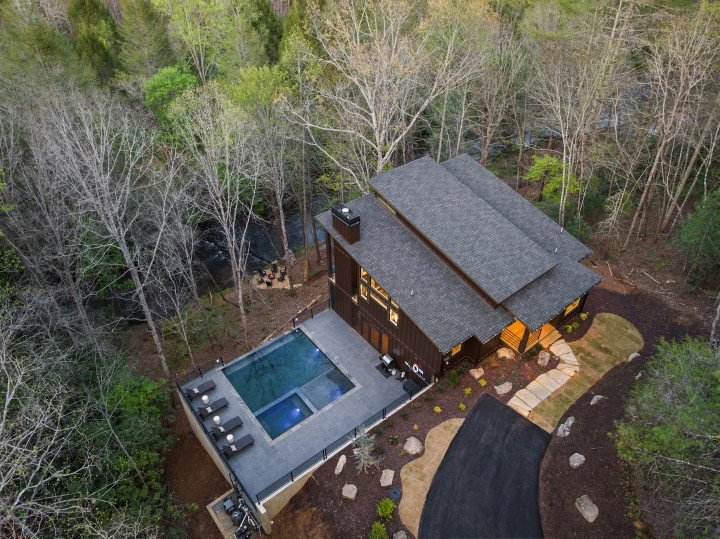 Manor Fightingtown Creek: Pool Firepit Spa Sauna - United States