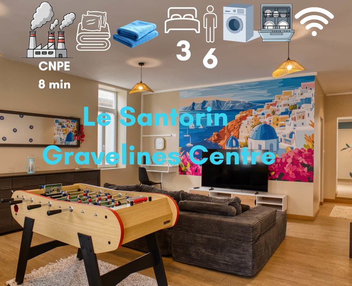 Le Santorin Gravelines Centre Appart 3 Ch - Gravelines