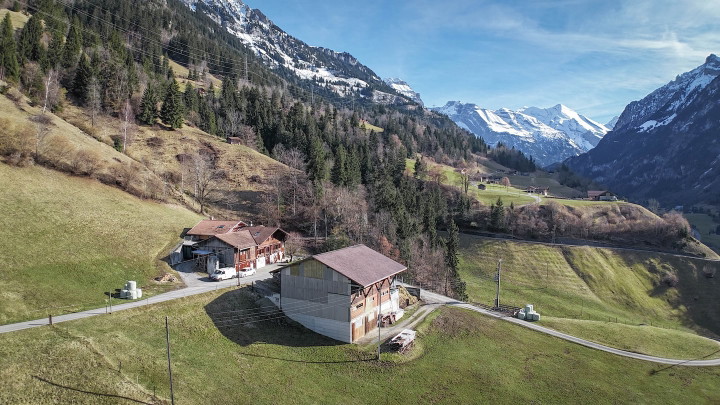 Bauernhof Mit Wunderschönem Bergpanorama - Adelboden