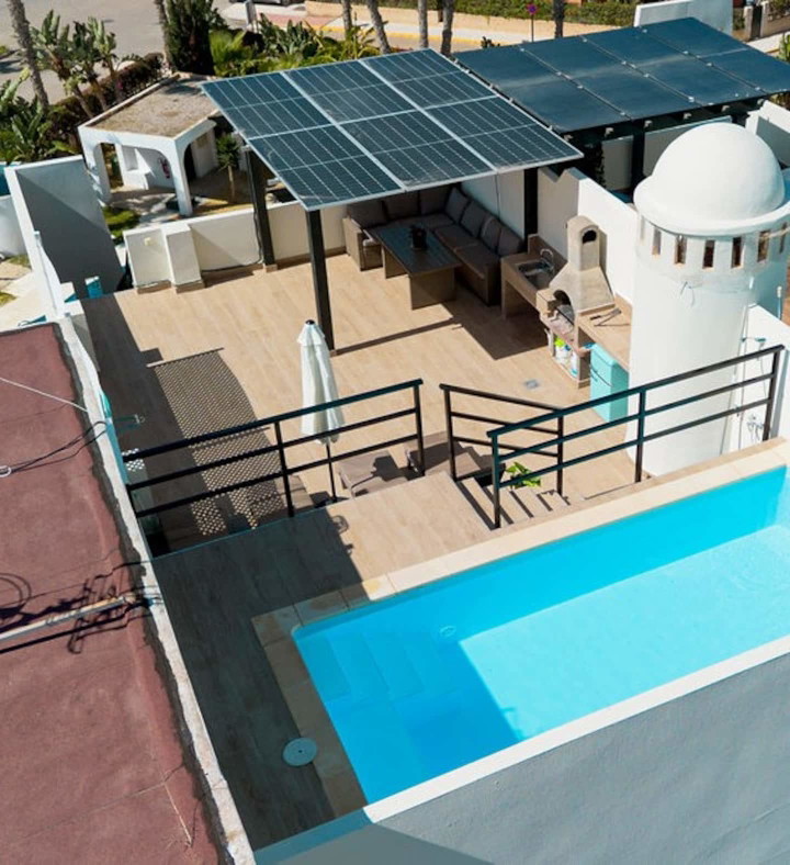Penthouse With Private Pool, Barbecue, 50 Meters From The Beach - Vera