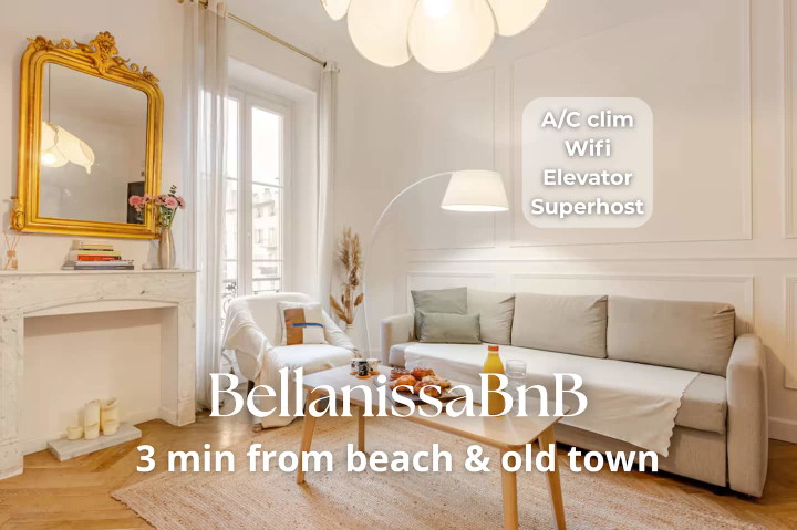 Bellanissabnb - 2br With A/c - Beach & Vieux-nice - Nizza