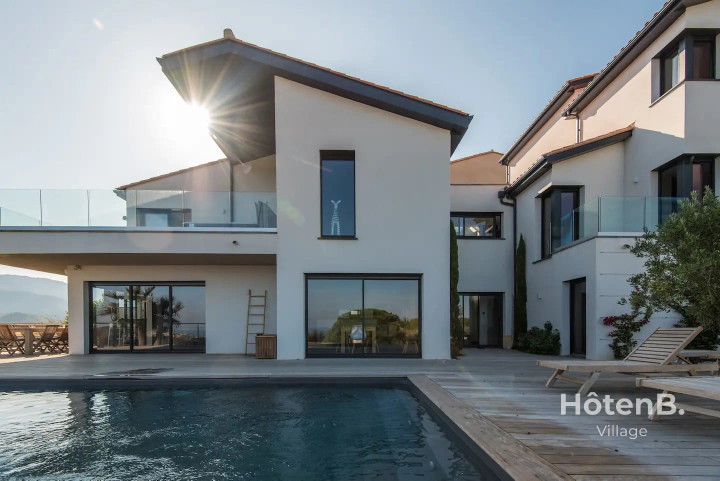 Villa Blanca 5 * Vue Sur Mer Et Montagne - Collioure