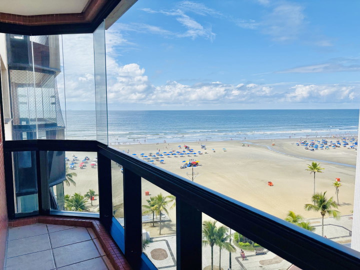 Piscina Aquecida |Vista Mar | Ar Cond | 6x S/juros - Praia Grande