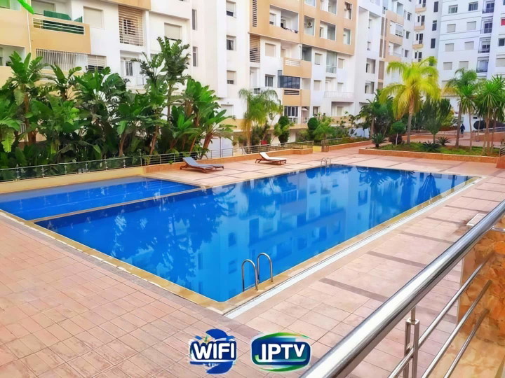 Excellent 3-bedroom Apartment With Pool - Agadir