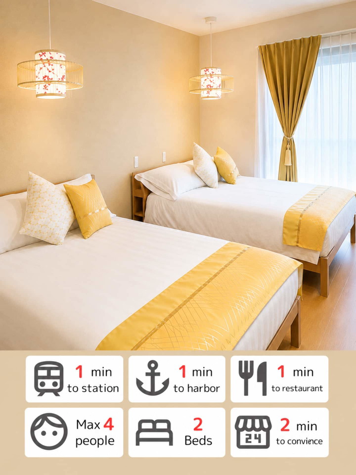 Top 5% | Living By The Sea And Harbour | 1-minute Walk From Jr Hayakawa Station | Free Parking | Easy Access To Hakone, Odawara, Atami And Izu - Odawara