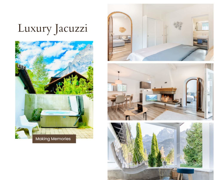 Amazing Modern & Great Equipped Jacuzzi Apartment - Adelboden