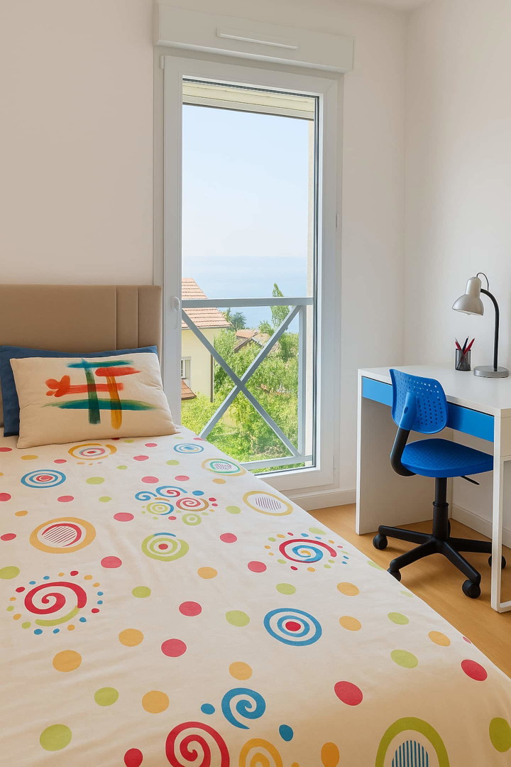 Chambre Cosy Espace De Travail - Évian-les-Bains