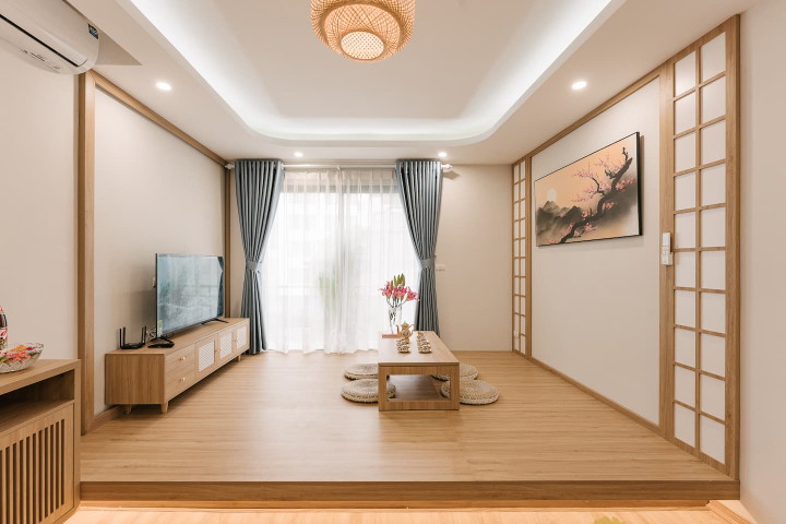 Bright 1br Big Bathtub Walk To Lotte Central - Hanói