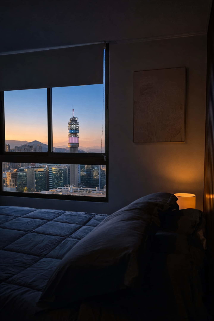 Downtown Apartment, Near Metro, City View - Santiago