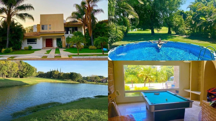 House In El Cristo Golf Club Best Lake View - Atlixco