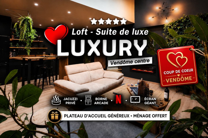 Appartement Loft « Luxury Vendôme » Avec Jacuzzi - Vendôme