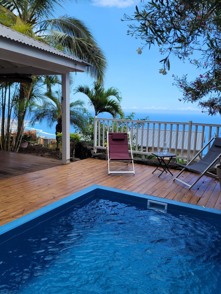 Piscine Chauffée, Spa Et Vue Mer, Case Hibiscus - La Réunion