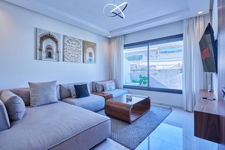 Spacious 2br Apt | Perfect For Families In Maarif - Casablanca