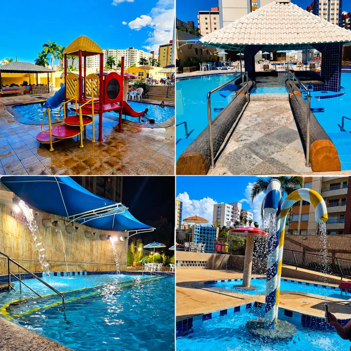 Ap Com Parque Aquático 5 Piscinas, Setor Turista1 - Caldas Novas