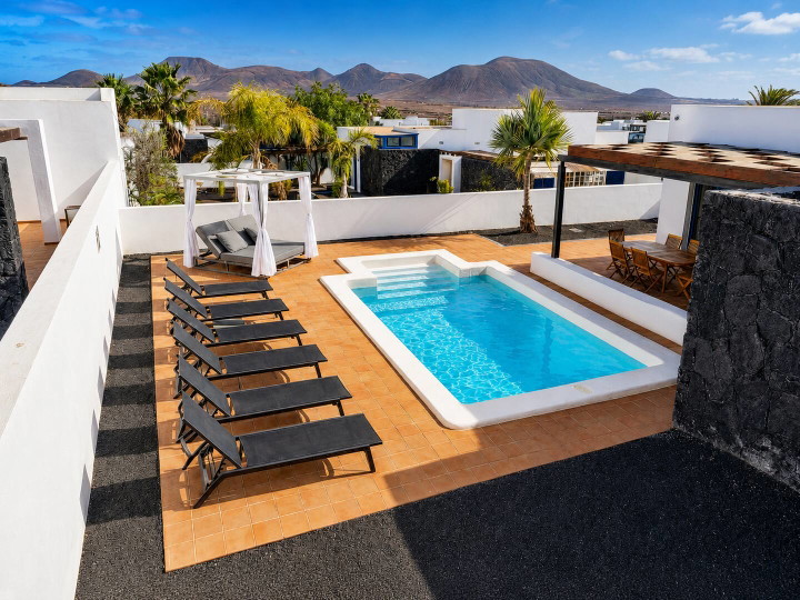 Villa Esperanza | Chill-out Area And Balinese Bed - Playa Blanca