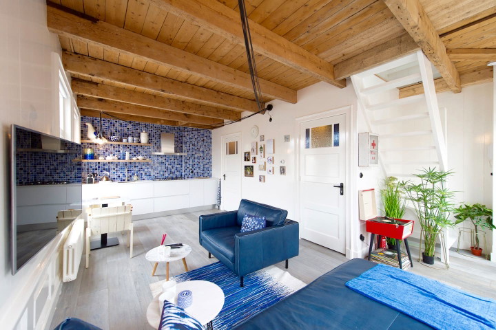Jordaan Penthouse Royal Blue Meilleur Emplacement - Ámsterdam