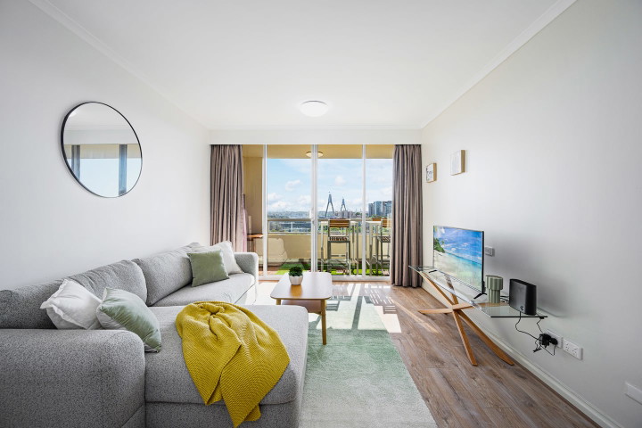 Chic 2bd Apt In Pyrmont's Heart/free Parking - North Sydney