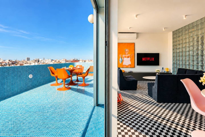 Le 7ème Ciel  2br Penthouse  Art Déco  A/c - Casablanca