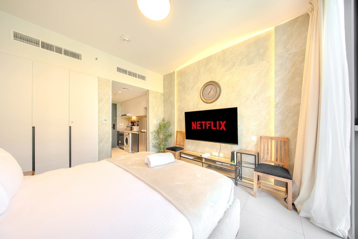 Premium Studio In Al Jada / Netflix & Chill - Sharjah