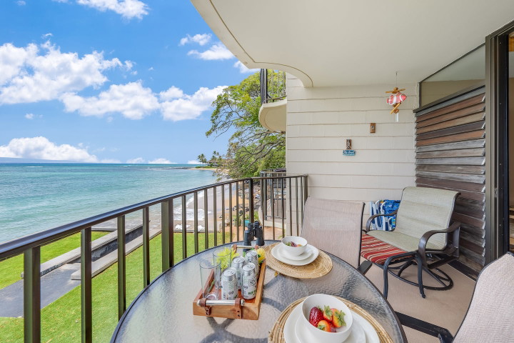 Oceanfront W Superb Ocean Views Pool Bbq - Kahana Reef 221 - Maui, HI