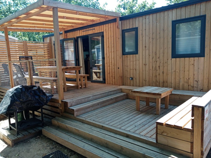 Mobilhome Climatisé Domaine De Chaussy 4* Lagorce - Ardèche