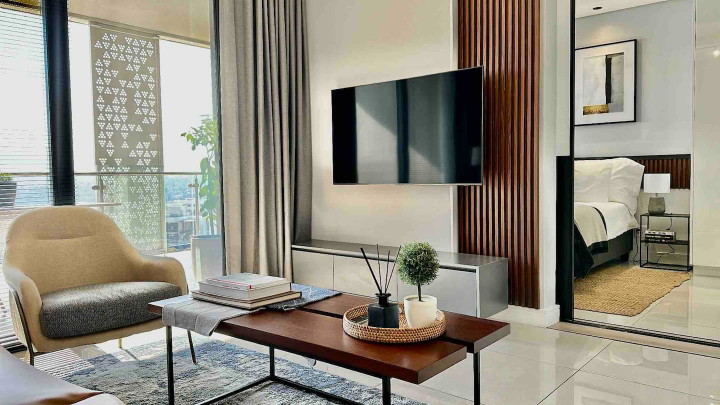 Explore Ellipse Waterfall - The Azure Suite - Sandton