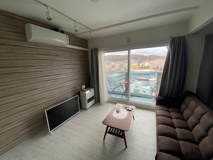 Hotel Otaru Canal View Kaihoro Annex, Double Bed & Sofa Bed Apartment - Hokkaido